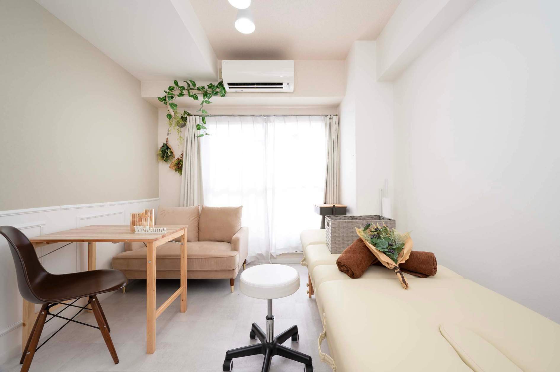 【01💐JR柏駅３分すぐ/ 癒し北欧スタイル✨】完全個室型プライベートサロン💆‍♀️モール壁で高級感をグッと演出💐の写真5