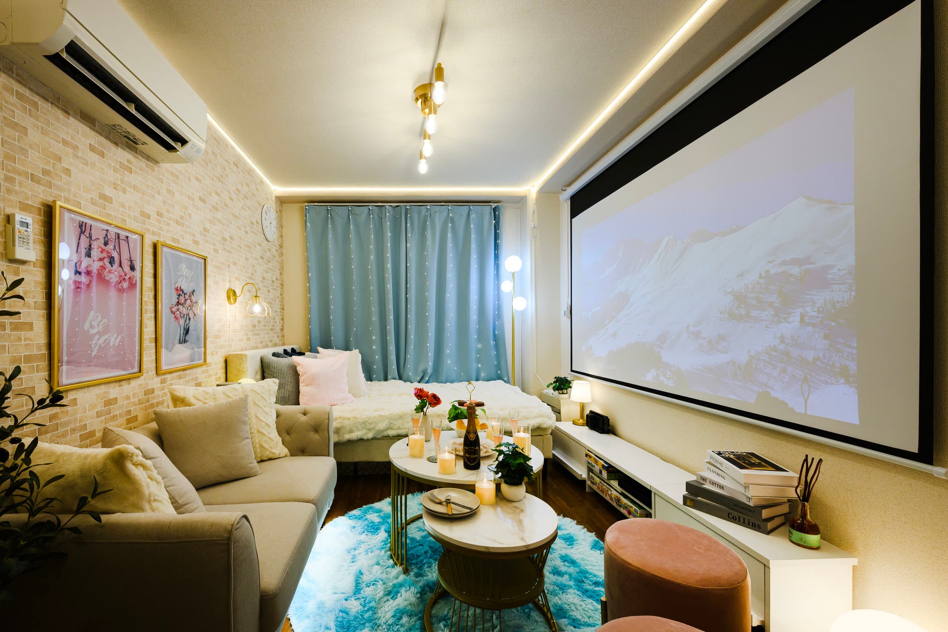 🎄大人のクリスマス🤍未成年🆗大迫力100㌅鑑賞会／Switch🎥💫どこから撮ってもインスタ映え💖ふかふかマットレスの写真11