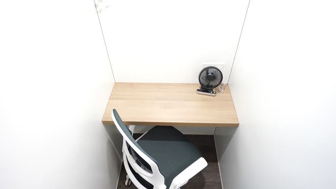 <SoloWork飯田橋No.1>年末感謝価格!24H🈺完全個室ブース💼高速光Wi-Fi📶電源🔌テレワーク/ZOOMの写真1