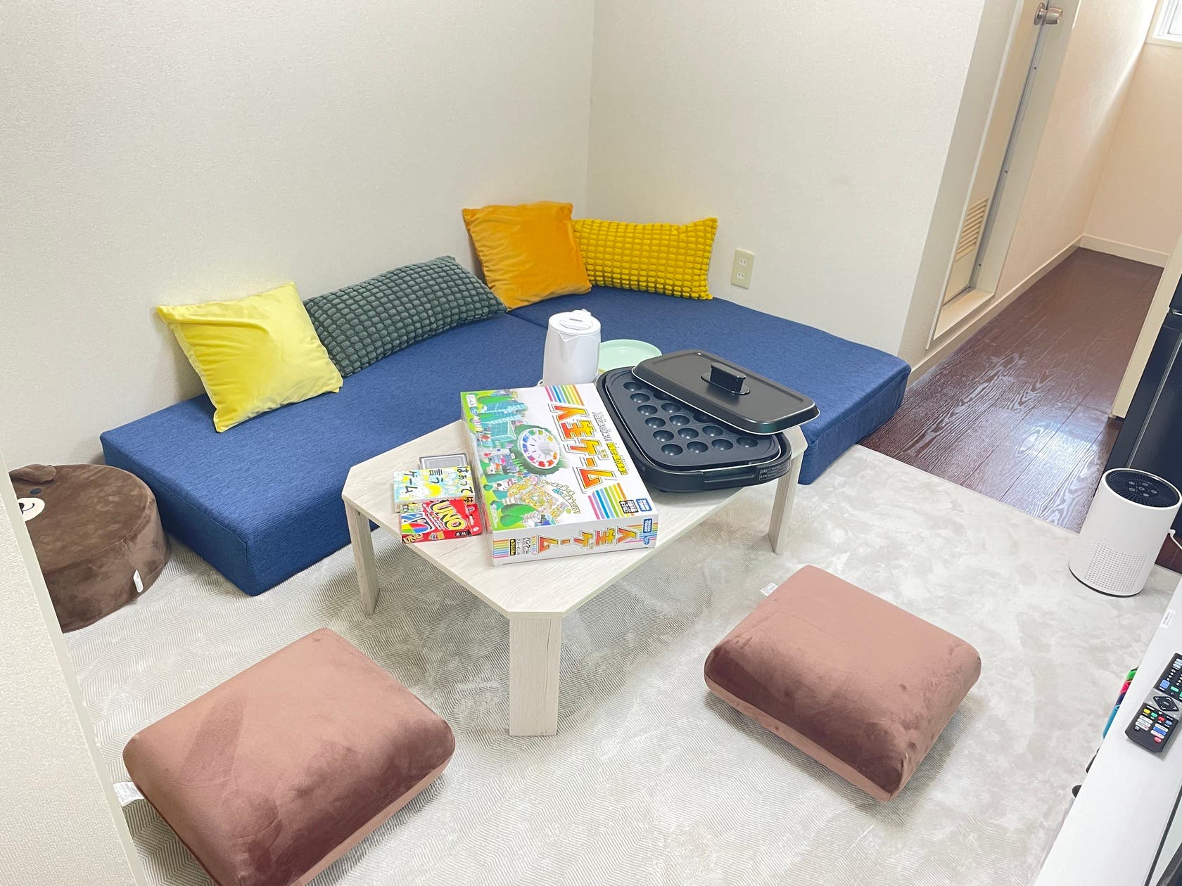 【U-ROOM国立5】🚉国立駅3分📺50型特大TV🎮大人気ゲーム機💤ゴロゴロソファ🎥映画鑑賞の写真2