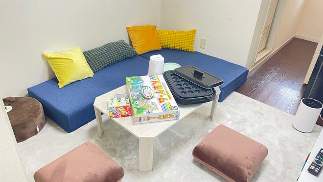 【U-ROOM国立5】🎊新OPEN🚉国立駅チカ📺50型特大TV🎮大人気ゲーム機💤ゴロゴロソファ🎥映画鑑賞の写真2