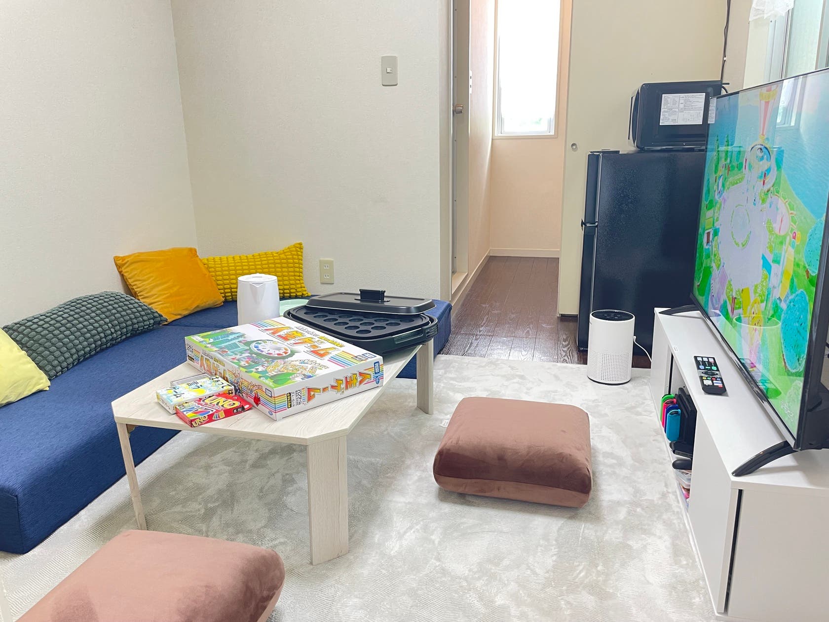 【U-ROOM国立5】🚉国立駅3分📺50型特大TV🎮大人気ゲーム機💤ゴロゴロソファ🎥映画鑑賞の写真4