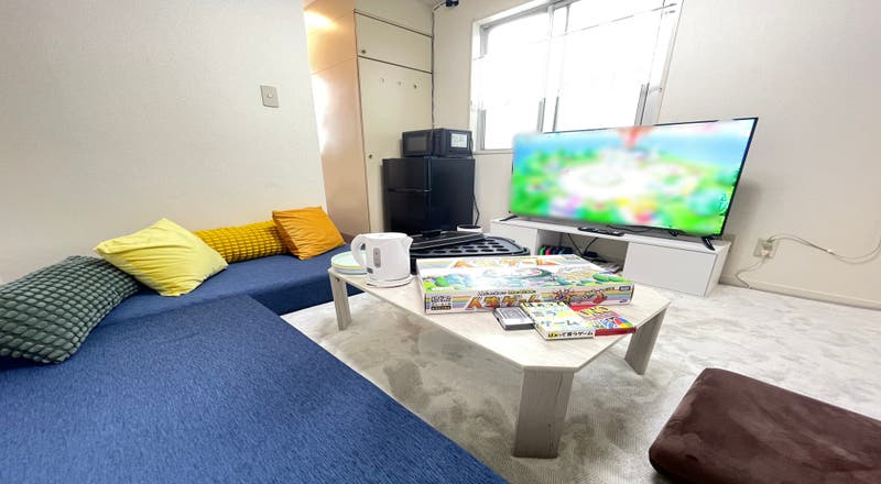 【U-ROOM国立5】🚉国立駅3分📺50型特大TV🎮大人気ゲーム機💤ゴロゴロソファ🎥映画鑑賞