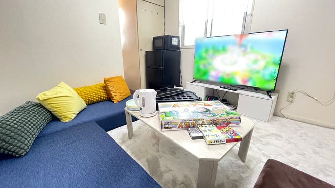 【U-ROOM国立5】🎊新OPEN🚉国立駅チカ📺50型特大TV🎮大人気ゲーム機💤ゴロゴロソファ🎥映画鑑賞の写真1