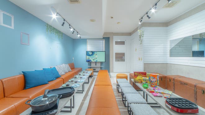 NEW🎉最大35名🉐東梅田駅2分🥳最新大人気ゲーム機🎮女子会💗推し活🌟タコパ🐙パーティ🥂24H🏪Azur梅田の写真7