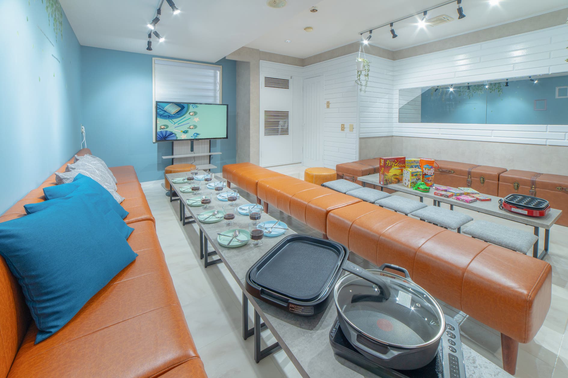 NEW🎉最大35名🉐東梅田駅2分🥳最新大人気ゲーム機🎮女子会💗推し活🌟タコパ🐙パーティ🥂24H🏪Azur梅田の写真17