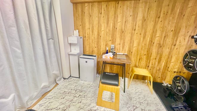 中崎町駅から徒歩5分の広いジムの写真4