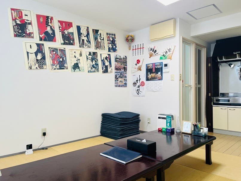 1日プランやテレワーク向けプラン有　清潔な和室仕様の完全個室スペース　ミッション神田の写真1