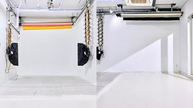 【代官山5分】90㎡天井高3.7m|プロ監修スタジオ|自然光ライティング|白ホリ|グレー壁ベージュ壁他複数シーン|機材無料貸出の写真5