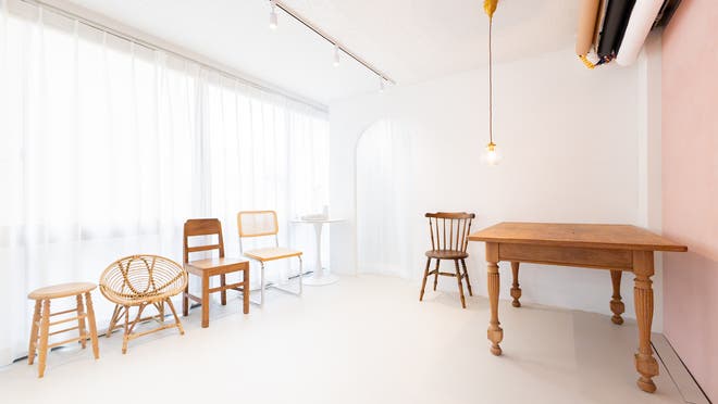 OPEN記念🎉自然光|二面採光|白壁|アーチ壁【アパレル|化粧品|物撮り|コスプレ】韓国風スタジオ🎀背景5種|飯田橋駅チカの写真9