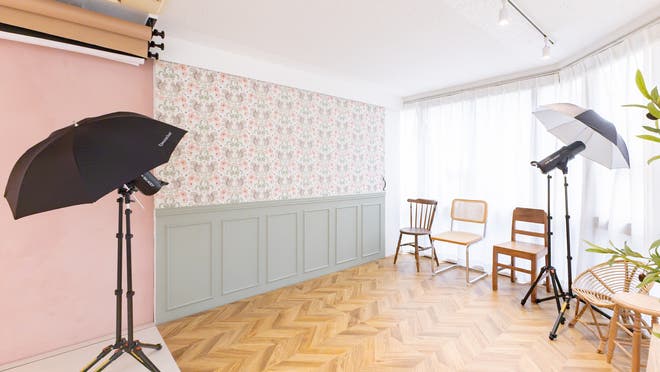 OPEN記念🎉自然光|二面採光|白壁|アーチ壁【アパレル|化粧品|物撮り|コスプレ】韓国風スタジオ🎀背景5種|飯田橋駅チカの写真13