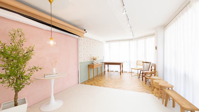 OPEN記念🎉自然光|二面採光|白壁|アーチ壁【アパレル|化粧品|物撮り|コスプレ】韓国風スタジオ🎀背景5種|飯田橋駅チカの写真19