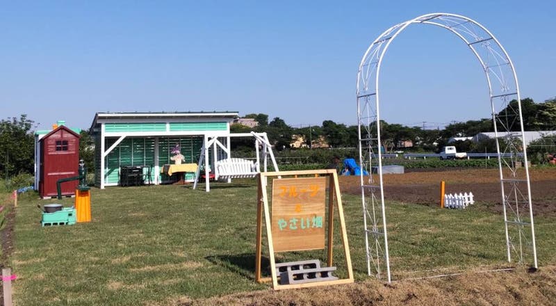 ピザパーティや各種イベントに！農園隣接のピザ窯付き芝生広場