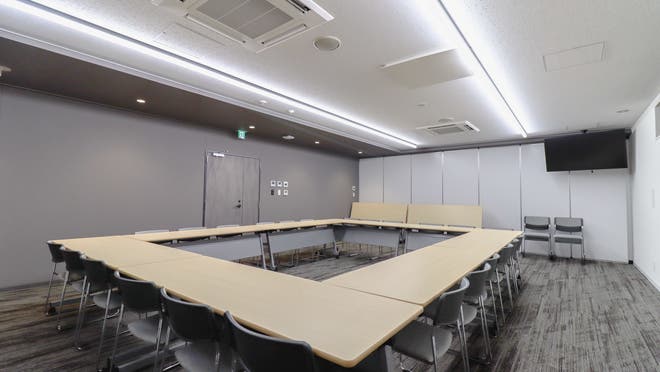 【博多駅徒歩2分!36名】モニター・WiFi・ホワイトボード無料!ふれあい貸し会議室Premium トヨタレンタリース博多駅前Bの写真13