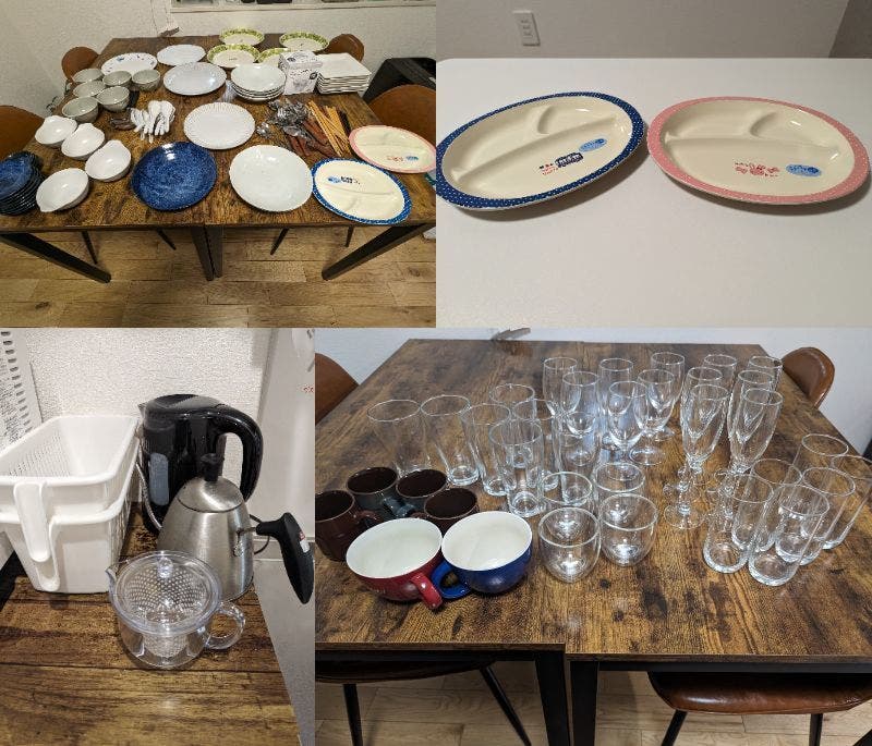 【学割/ゴミ無料】キッチン/ボードゲーム充実💎プロジェクター✨タコパ👩‍❤️‍💋‍👨鍋パの写真8