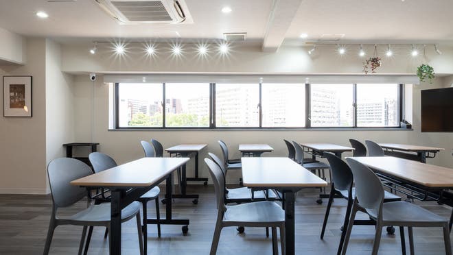 オープン記念🎉30組限定1,500円/h🎉新大阪駅1分🚃ワンフロアの贅沢空間🏢最大30名🛋会議/パーティ/飲食可🍺🍕の写真7