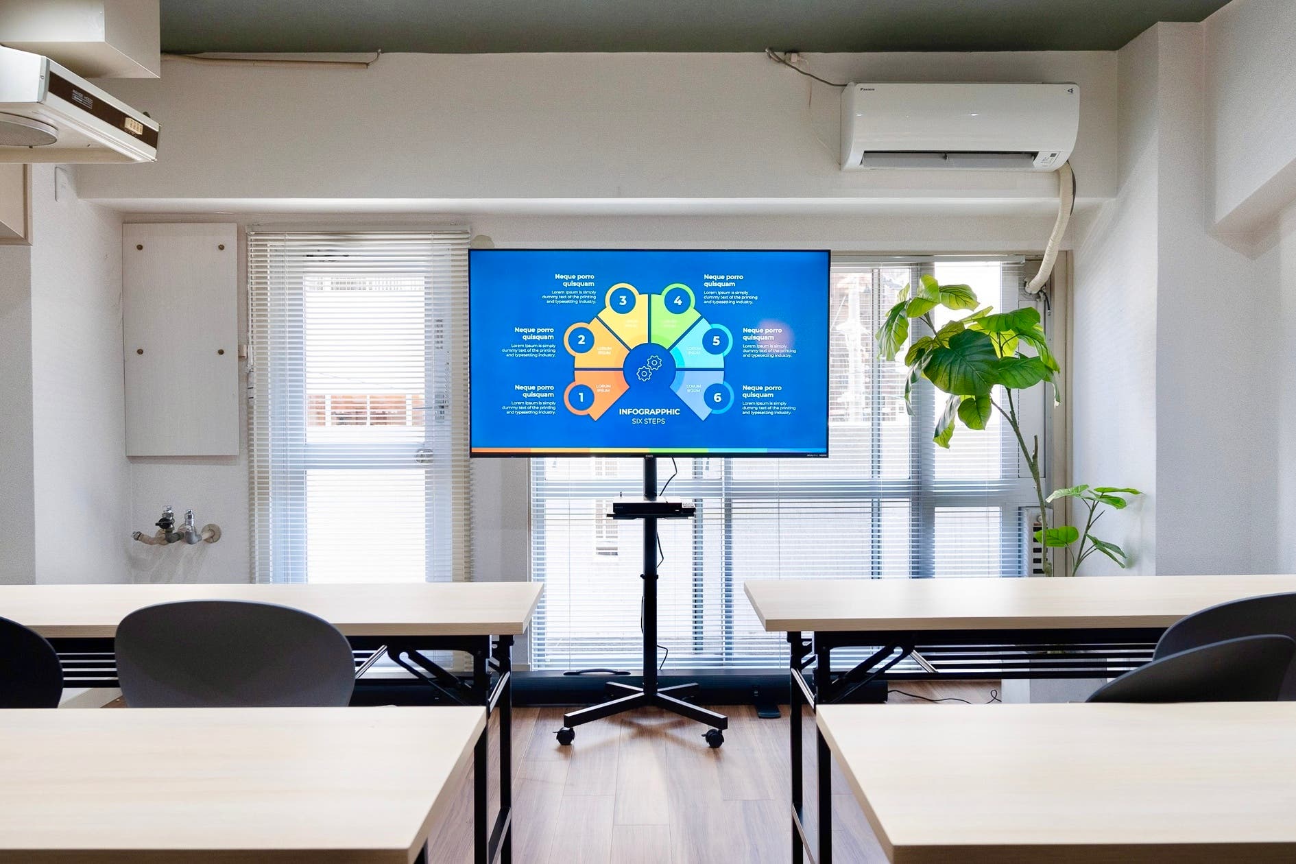 ミリオン会議室1号店【新大阪駅3分】最大30名/光回線/プロジェクター/モニター/持込飲食可/パーティプランあり🎉の写真12