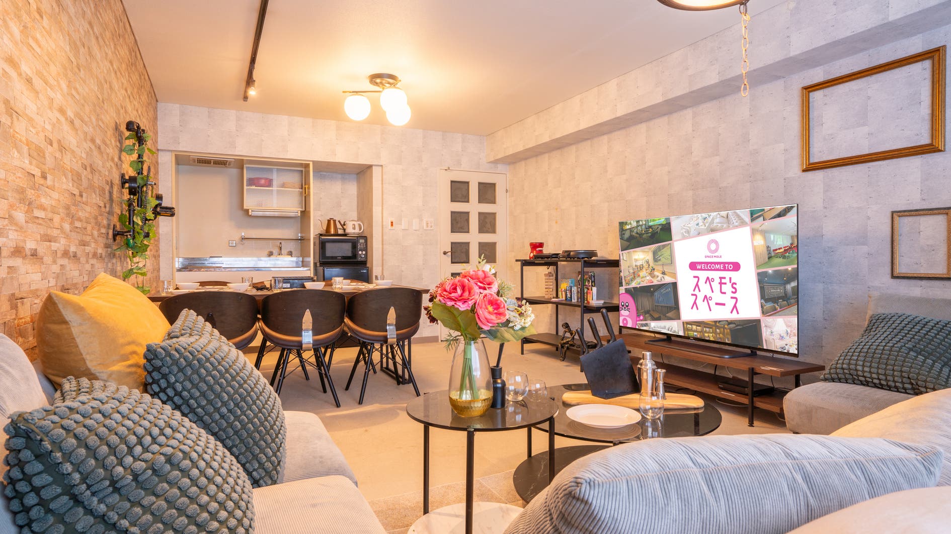 スペモ🏠クリスマス🎄飲み会🍻キッチン🍳ボードゲーム🎲映画鑑賞🎞️パーティー🎉撮影🎥自然光🔅656_BP心斎橋の写真1