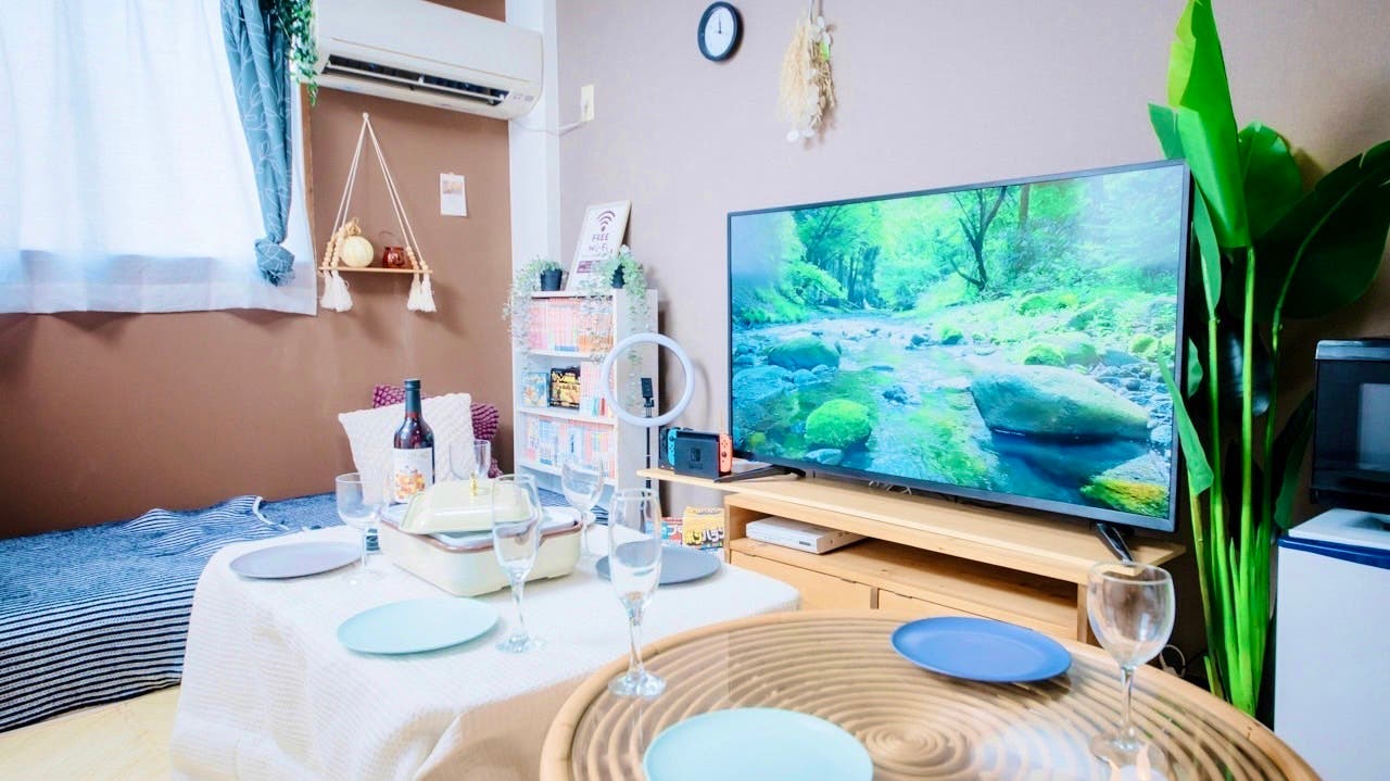 NEW♡新大阪駅4分🚶女子会🎀デート💑パーティ🎉ママ会☕推し活❣️撮影🎥50㌅大画面TV💻ゲーム機🎮ボドゲ🎲防犯カメラ無✨24Hの写真2