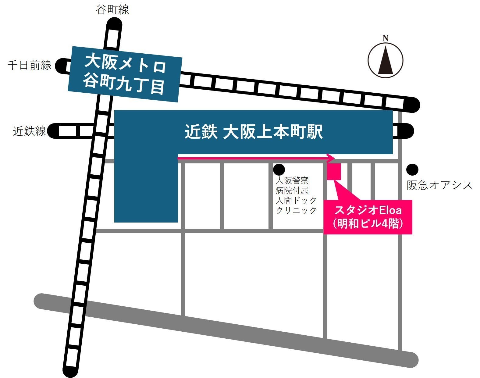6月New Open!![上本町1分]地域最安値級！ダンスができるレンタルスタジオの写真2