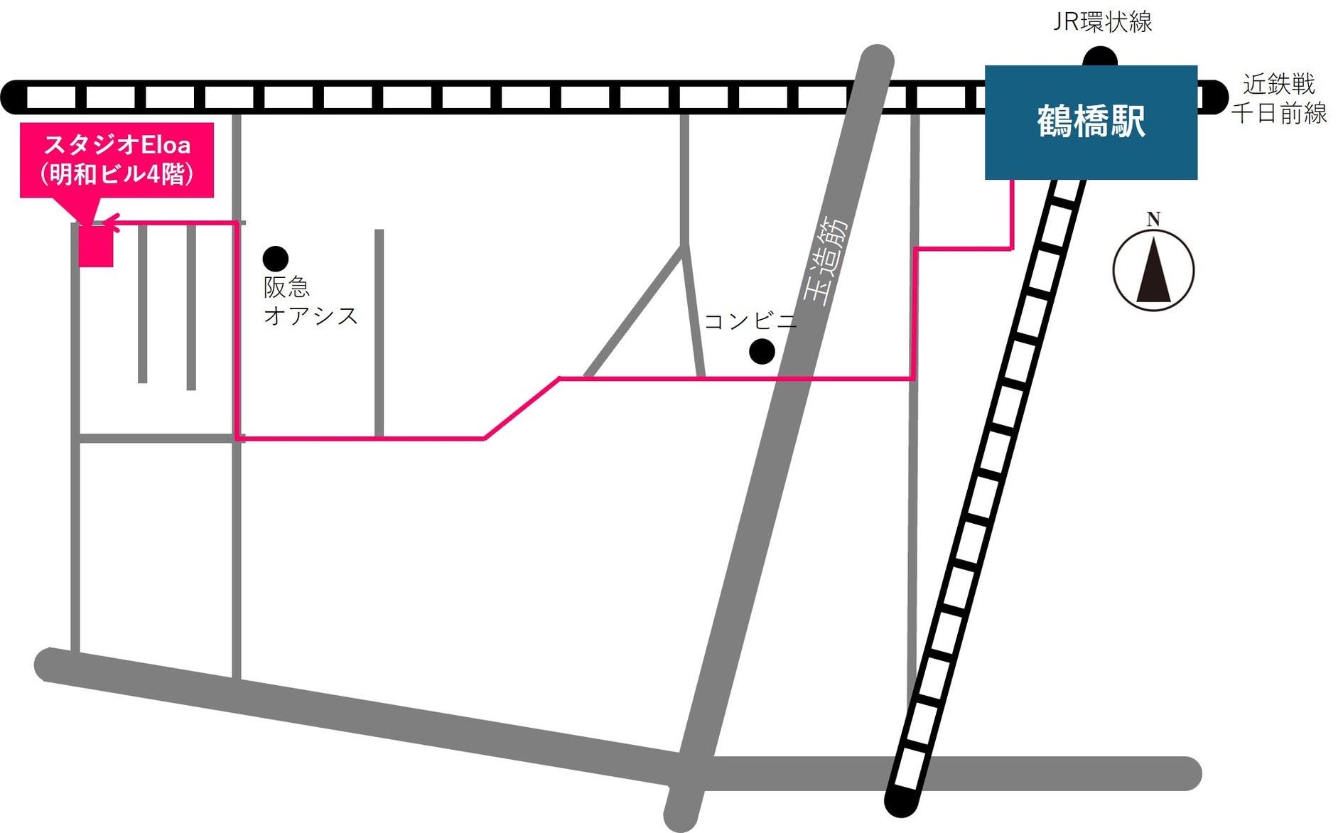 6月New Open!![上本町1分]地域最安値級！ダンスができるレンタルスタジオの写真15