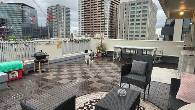 バルコニー&BBQ場贅沢体験五反田駅から徒歩5分の屋上100㎡の写真1