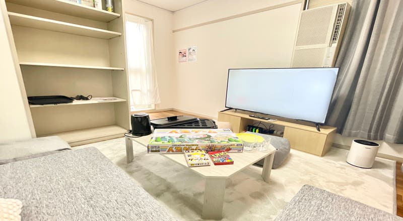 【U-ROOM国立４】🚉国立駅3分📺50型特大TV🎮大人気ゲーム機！たこパ💤ゴロゴロソファ🎥映画鑑賞
