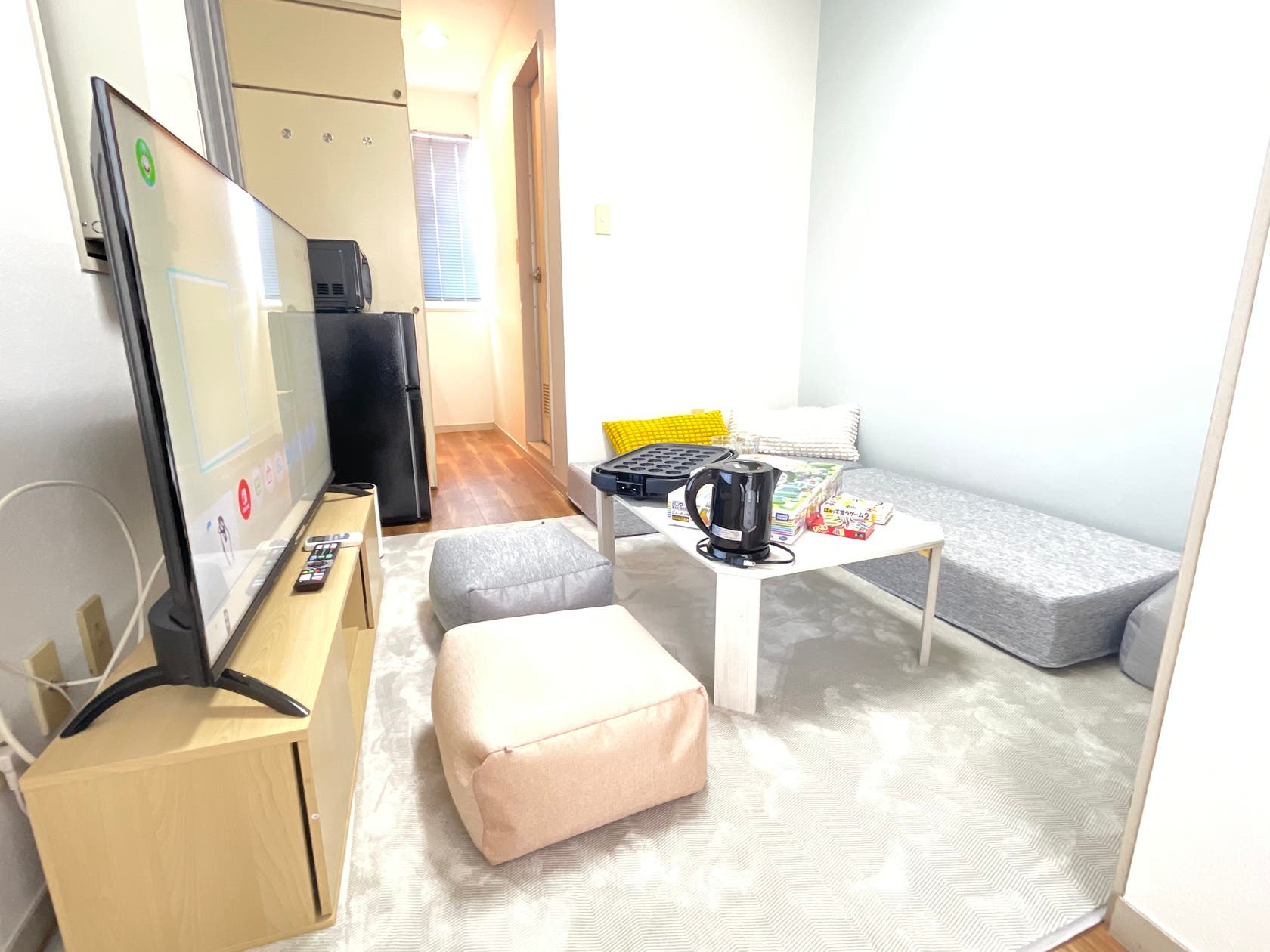 【U-ROOM国立４】🚉国立駅3分📺50型特大TV🎮大人気ゲーム機！たこパ💤ゴロゴロソファ🎥映画鑑賞の写真8