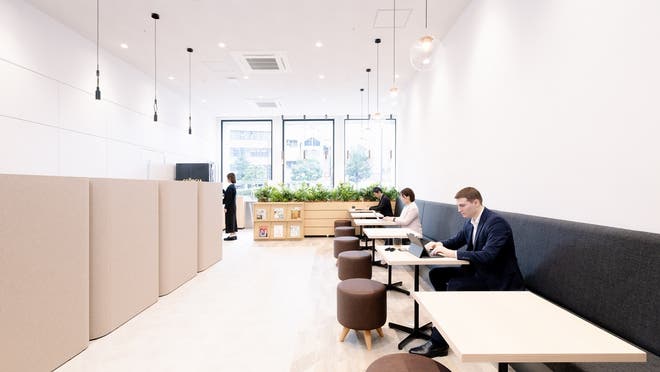 ServiceOffice W 天満橋 オープン席③【天満橋駅直結】ラウンジ利用 WEB会議OK・フリードリンク有の写真1