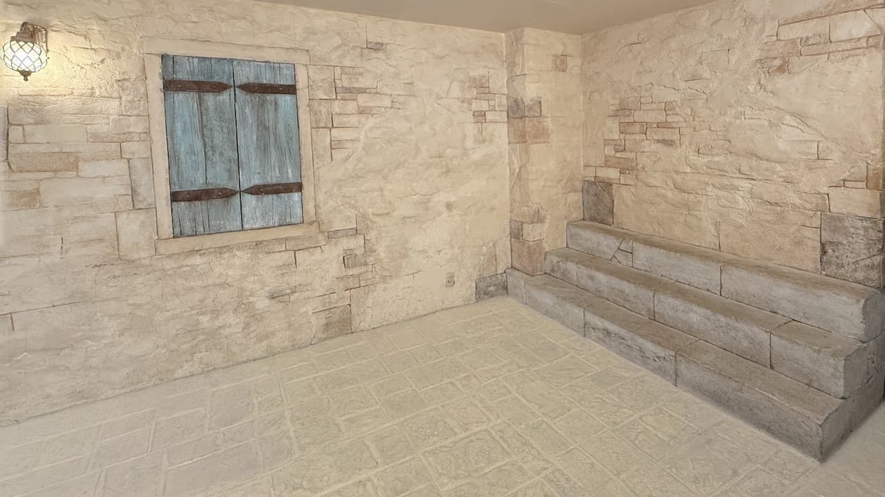 【M2】廃墟や牢獄💀、西洋石壁、アンティーク壁や石畳を完全再現✨ゴシック調スタジオ🎪の写真7