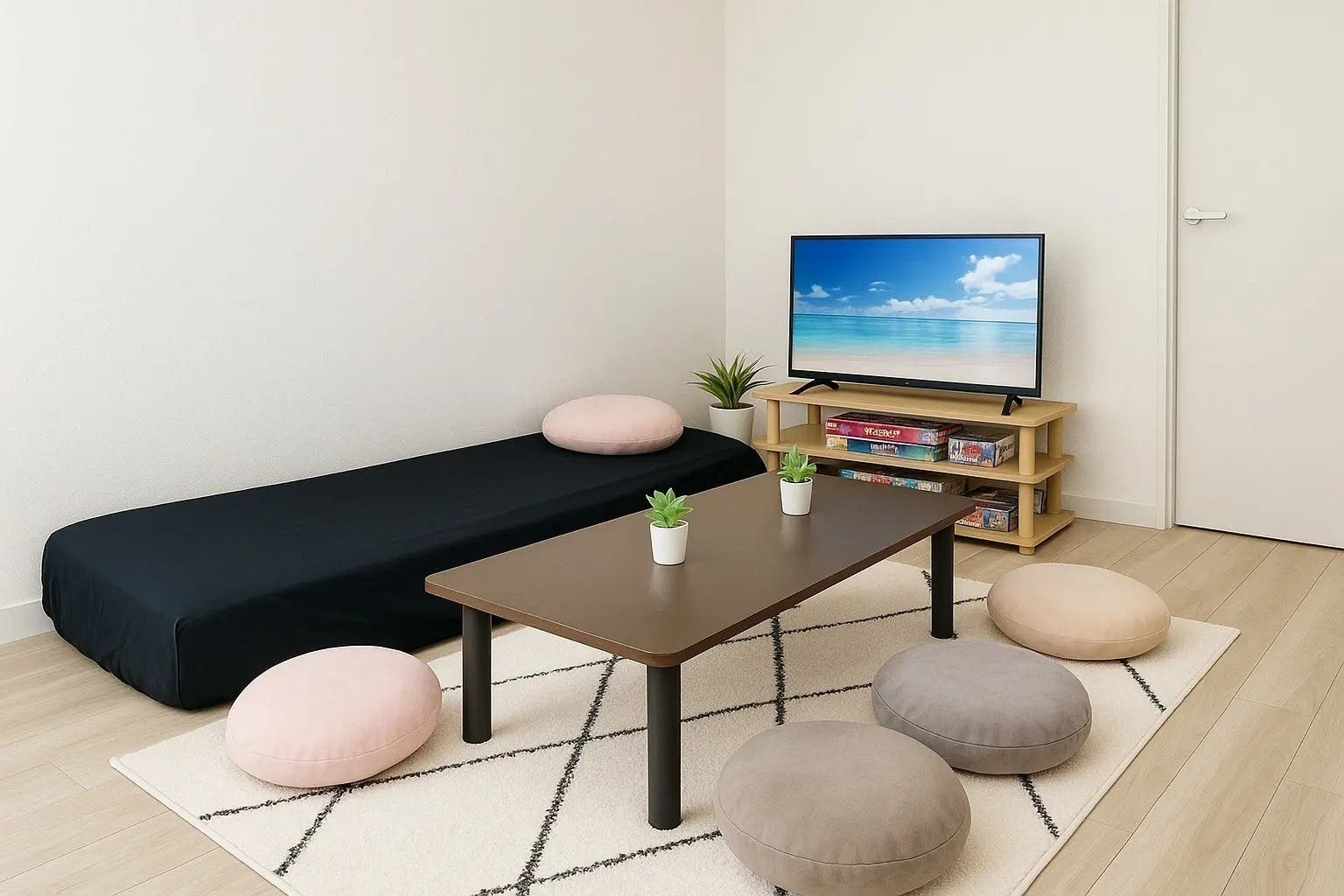 Netflix/YouTube見放題📺ポードゲーム18種類⭐24時間365日利用OK🏪高速Wifi✨BRUNO飲み会🍺の写真1