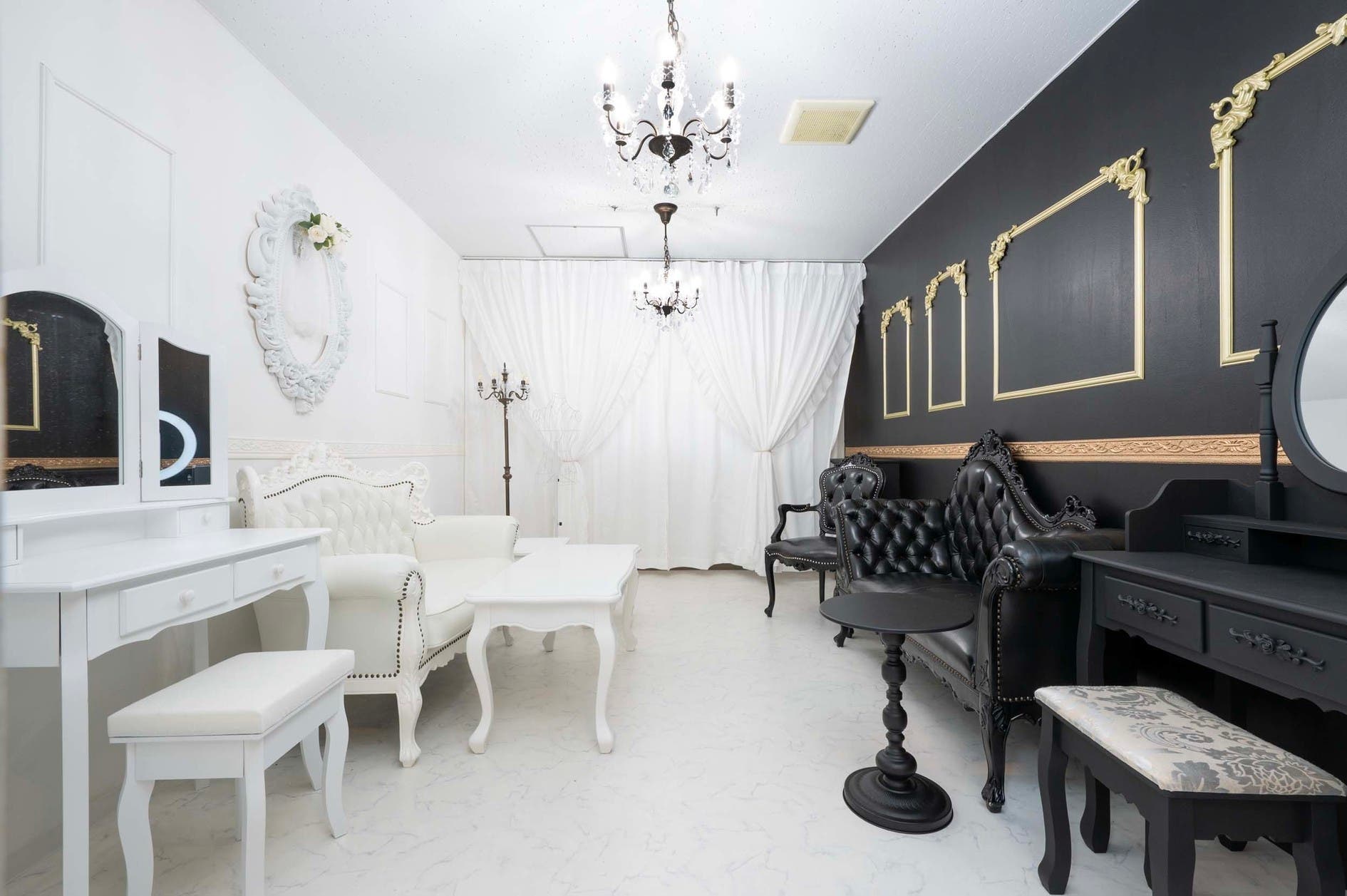 新規OPEN!🖤Black&White‎🤍SNS話題❣️吉祥寺駅7分🌟姫系撮影スタジオ｜生誕祭｜ポトレ｜コスプレ｜推し活｜商用の写真3