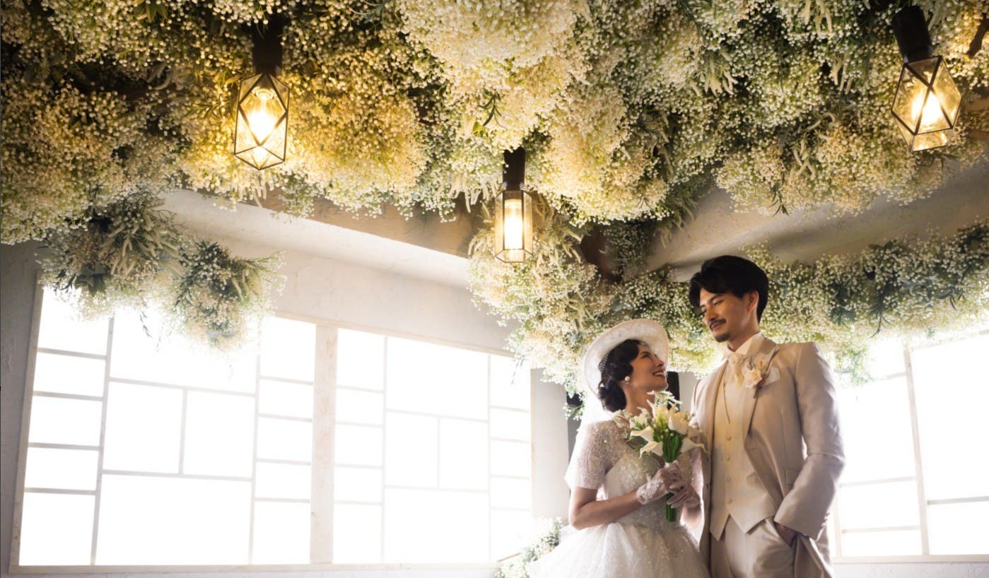 満天のカスミソウの下撮影収録できる機材全部無料のデザイナーズ撮影スタジオの写真4