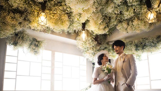 満天のカスミソウの下撮影収録できる機材全部無料のデザイナーズ撮影スタジオの写真4