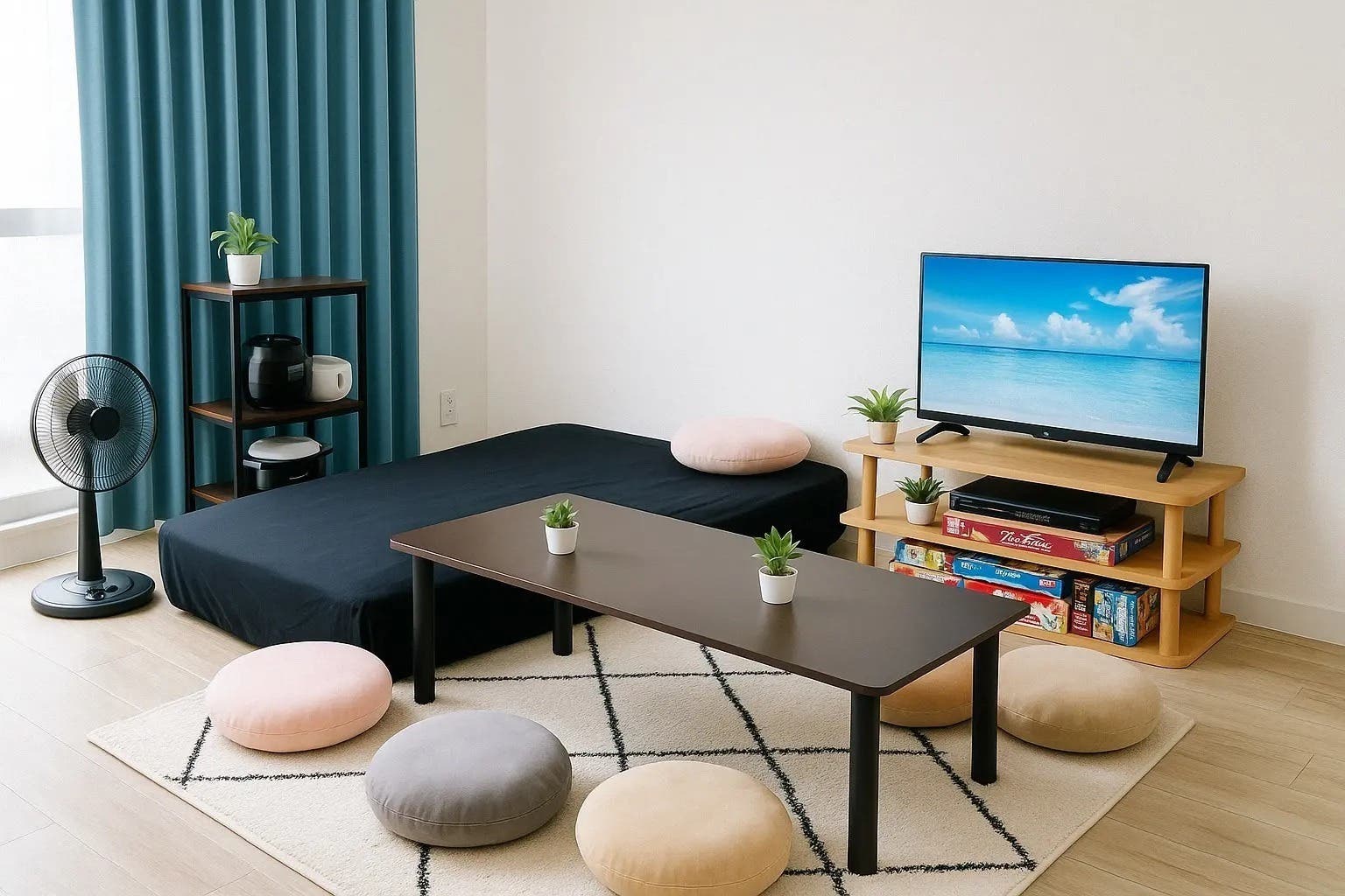 Netflix/YouTube見放題📺ポードゲーム18種類⭐24時間365日利用OK🏪高速Wifi✨BRUNO飲み会🍺の写真4