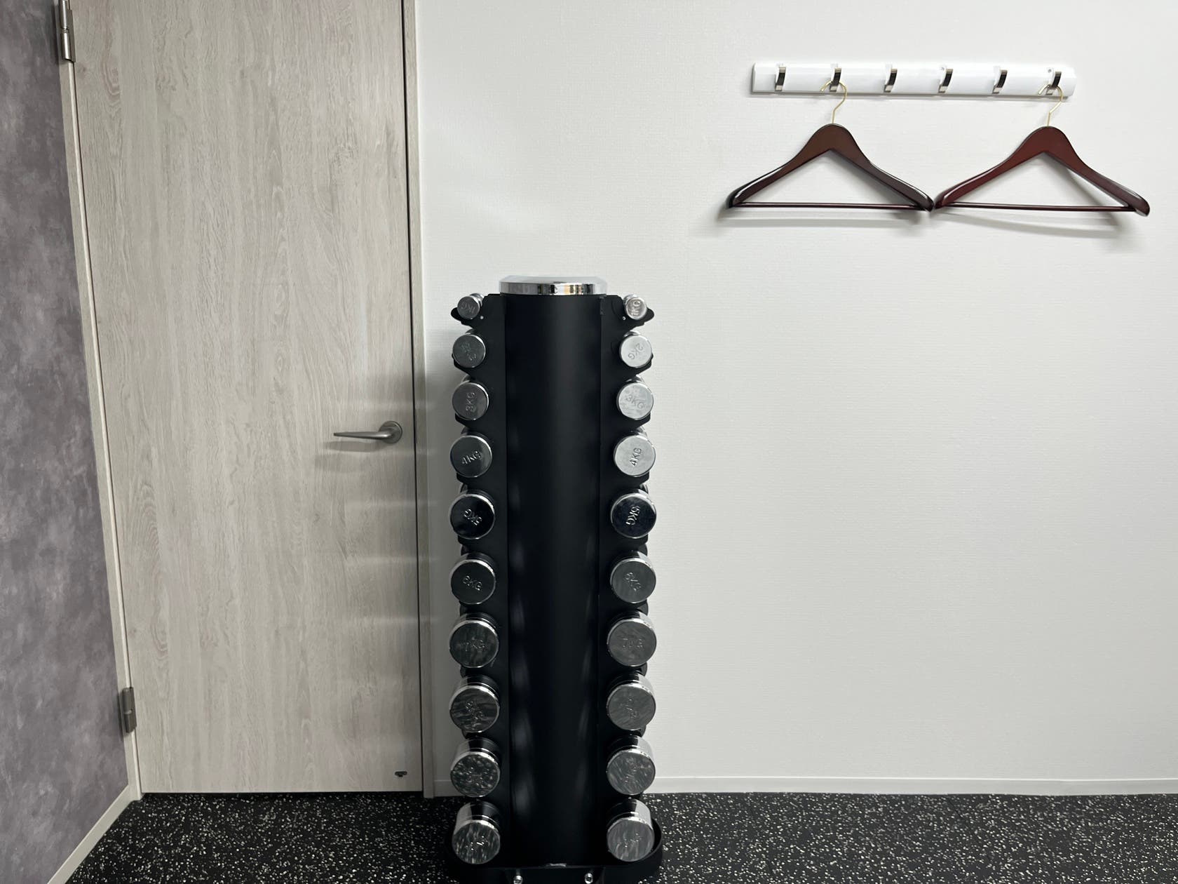 【錦糸町徒歩7分】大型鏡とマルチラック！使いやすさにこだわったレンタルジム　ルームB（正面の部屋）の写真6