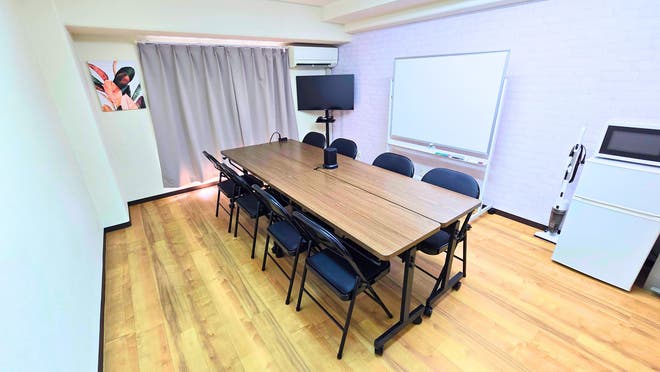 【南船場】飲食OK🍹明るく快適な完全個室🌿ホワイトボード&モニター&Blu-rayプレイヤー完備!会議・面接・研修におすすめの写真14