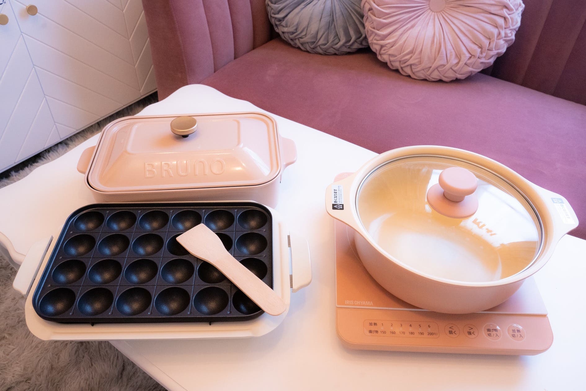 ホットプレート兼たこ焼き機　(BRUNO)の画像1