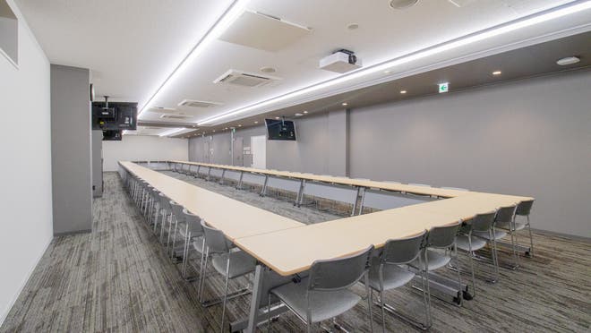 【博多駅2分!定員102名】プロジェクター・WiFi・マイク!ふれあい貸し会議室Premium トヨタレンタリース博多駅前A+Bの写真15