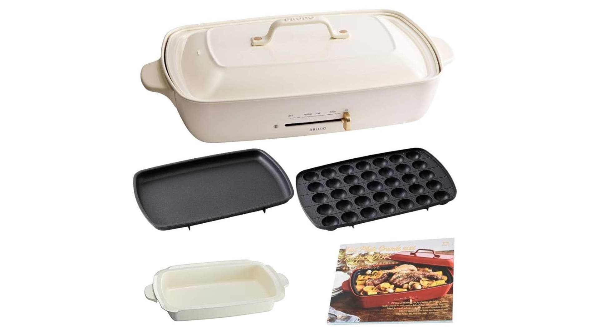 BRUNOグランデ 🐙たこ焼き 🍲深鍋 🥩ホットプレートの画像1