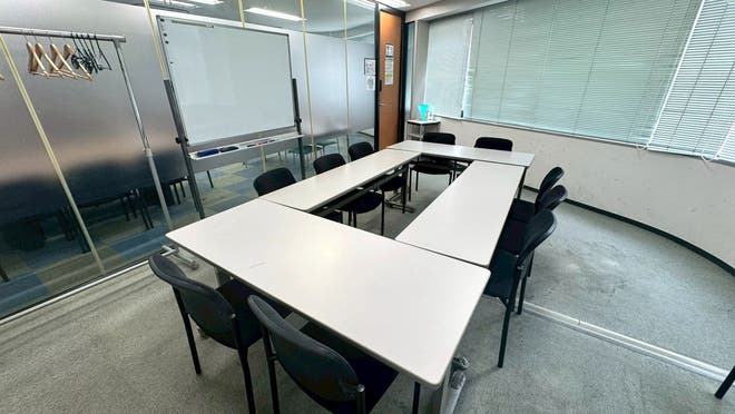 3階ミーティング室【水道橋駅 6分】10名着席可能!会議・打ち合わせに最適な会議室☆無料Wi-Fiあり!の写真2