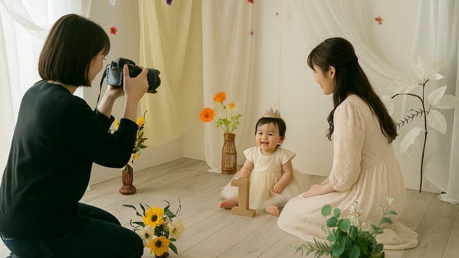 【撮影スタジオ】岩倉駅徒歩7分/広々💖自然光✨コスプレ👗キッズ撮影✨ポートレート🌟かわいい🍰生誕祭の写真25