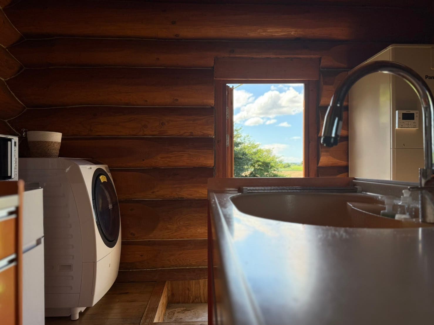 北海道のログハウスの写真1