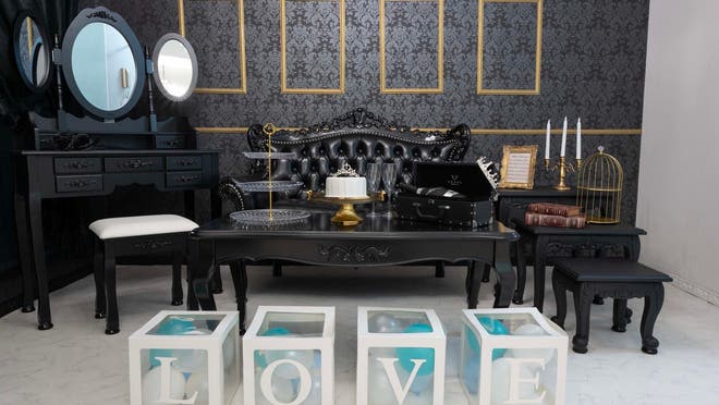 🎉北千住駅近💖選べる4面背景(黒/白/ピンク/水色)🎀ドレス有|47インチモニター|推し活生誕祭|ポートレート|商用の写真26