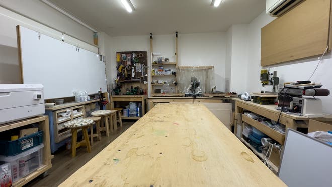 市川駅から6分の 工作・DIYができるスペースの写真2