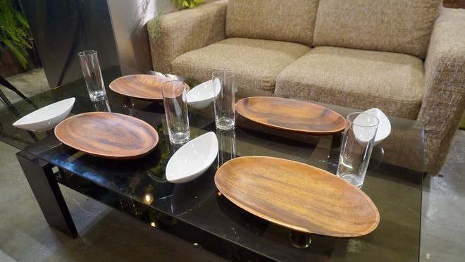 西大橋駅徒歩4分 四ツ橋徒歩8分 / 交流会や忘年会などで人気 / 20名以上のご利用可 / 緑をテーマしたキッチン付きスペースの写真13