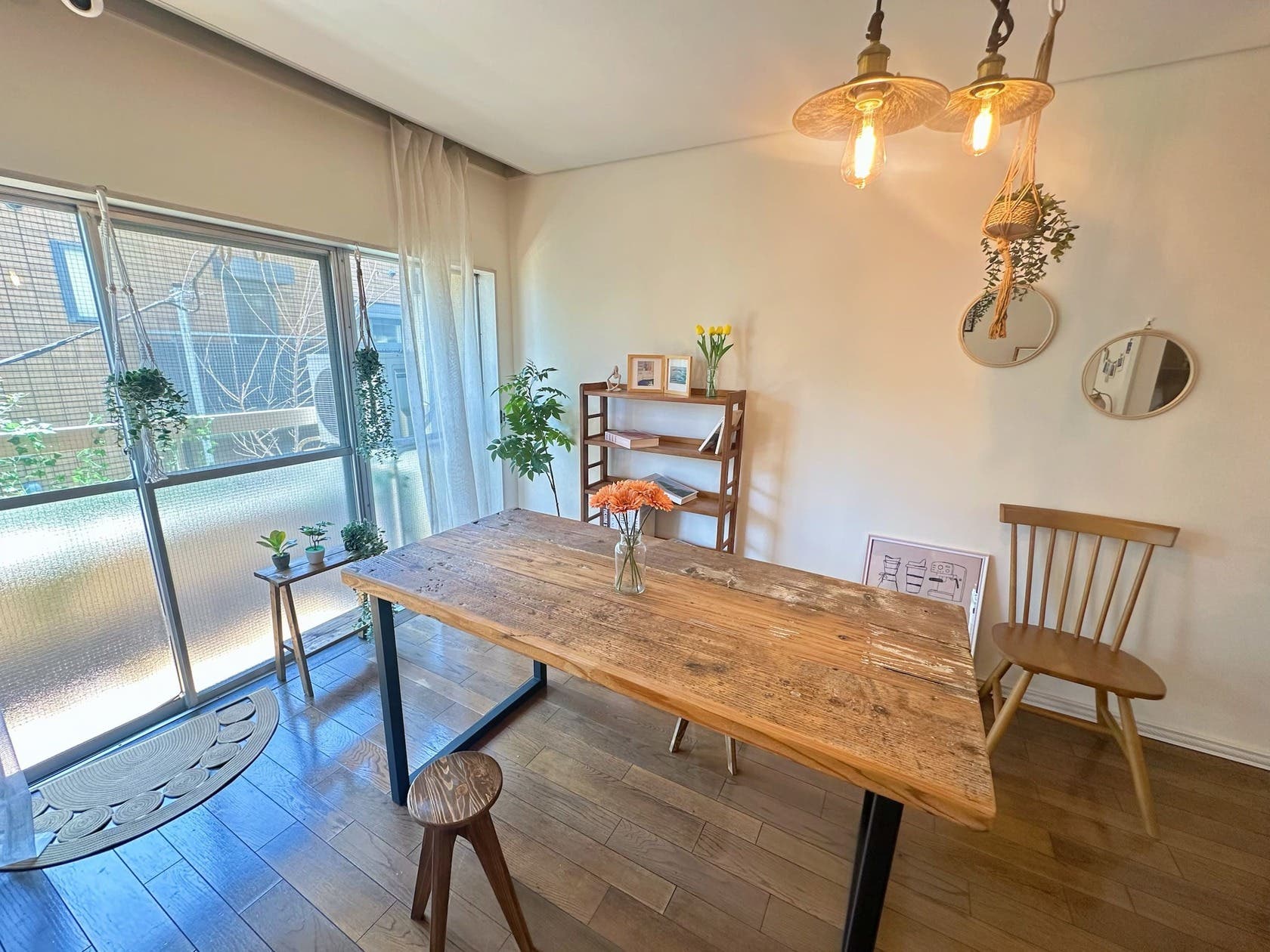 原宿駅徒歩5分/平成レトロ/団地リノベ/デザイナーズインテリア/自然光/2面採光/ベランダの写真8