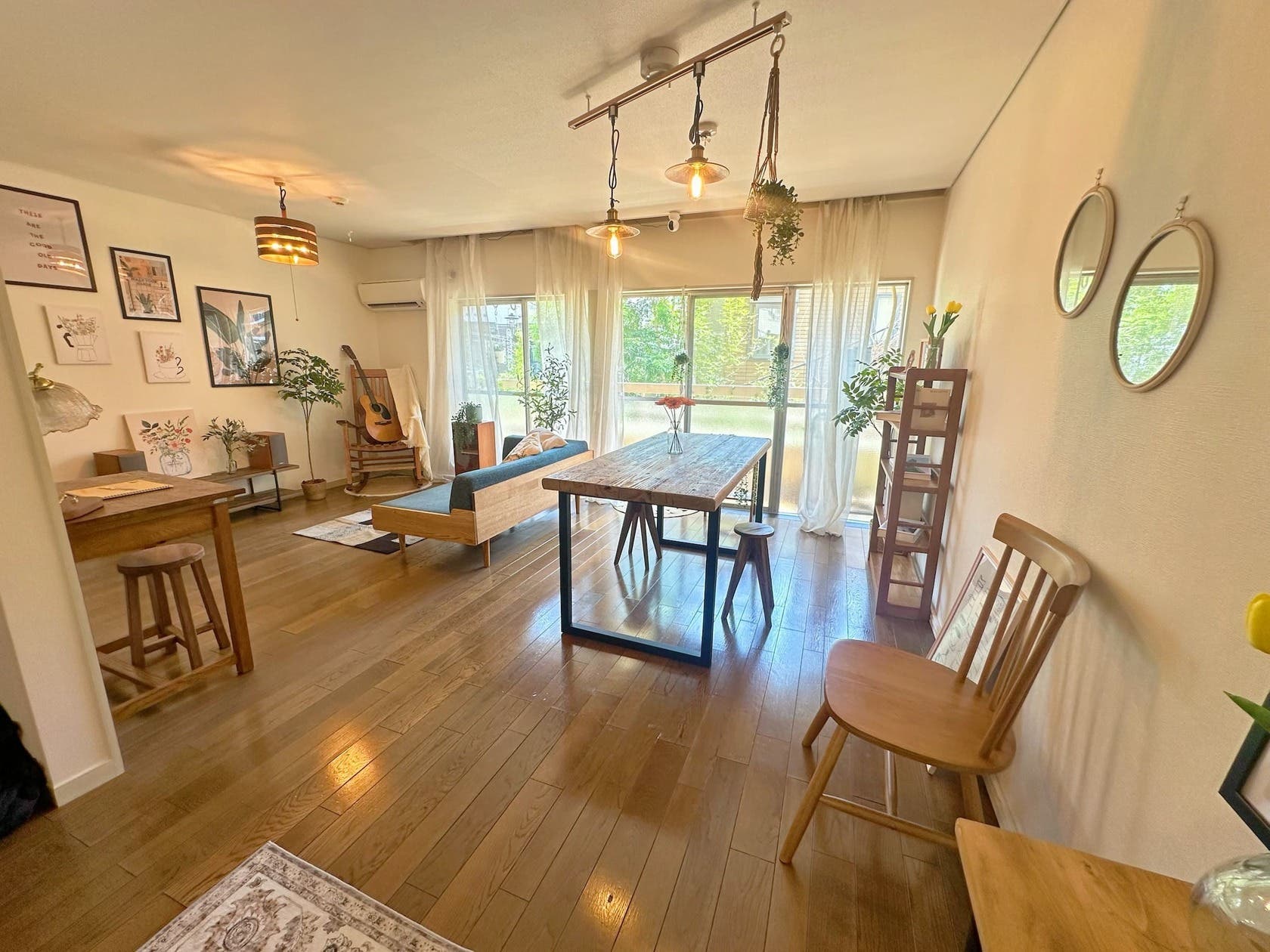 原宿駅徒歩5分/平成レトロ/団地リノベ/デザイナーズインテリア/自然光/2面採光/ベランダの写真9