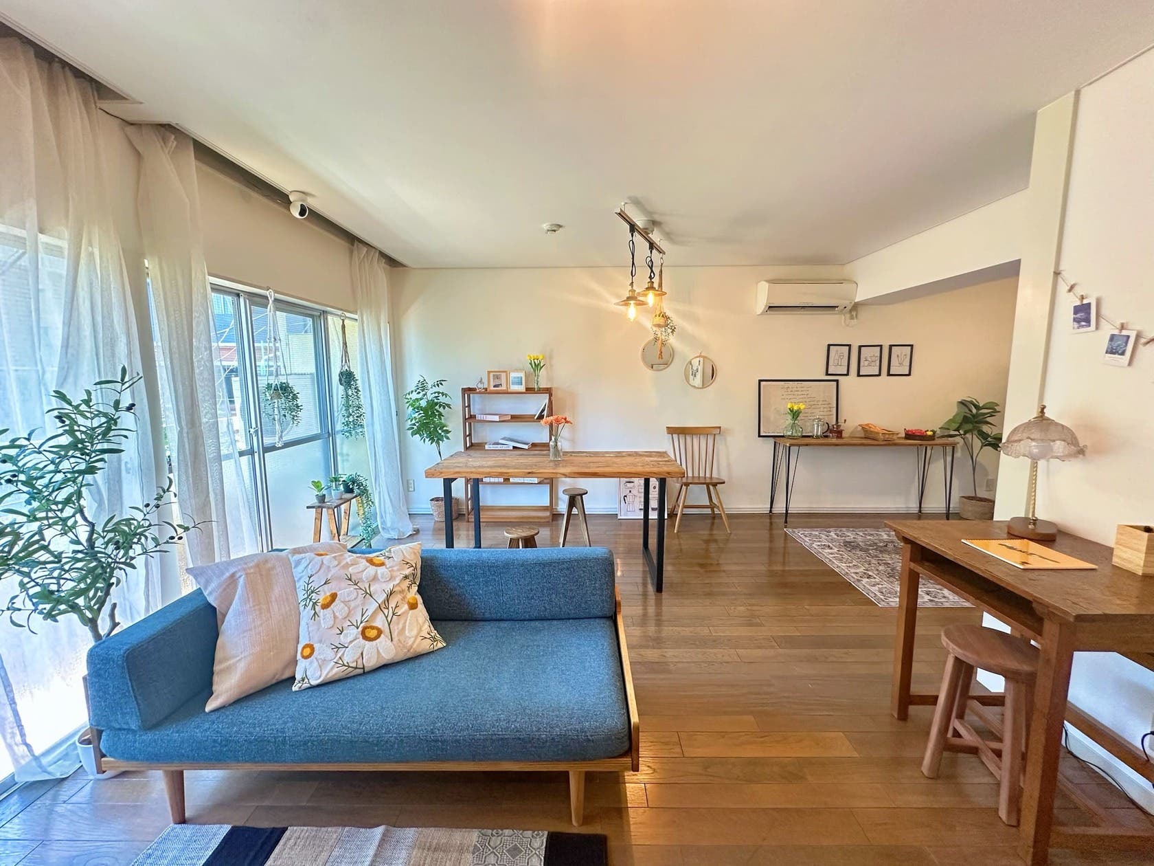 原宿駅徒歩5分/平成レトロ/団地リノベ/デザイナーズインテリア/自然光/2面採光/ベランダの写真5