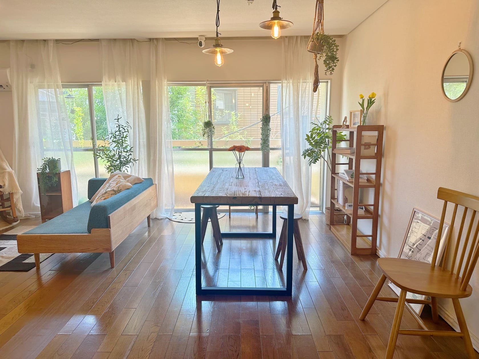 原宿駅徒歩5分/平成レトロ/団地リノベ/デザイナーズインテリア/自然光/2面採光/ベランダの写真4